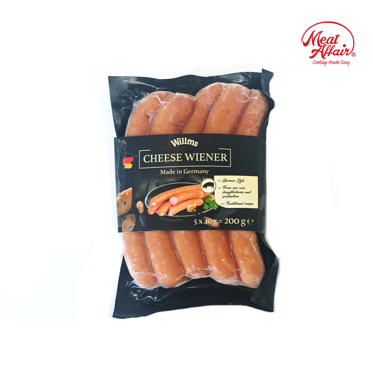 Willms Cheese Weiner 200G - 1974 by Meat Affair